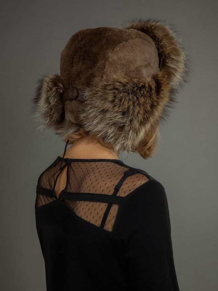 Beaver & Raccoon Fur Ushanka Hat | Handmade by NordFur