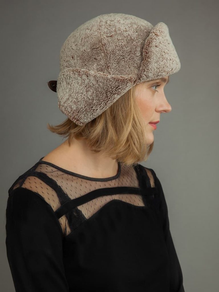 Mouton & Silver Fox Fur Ushanka Hat | Handmade by NordFur