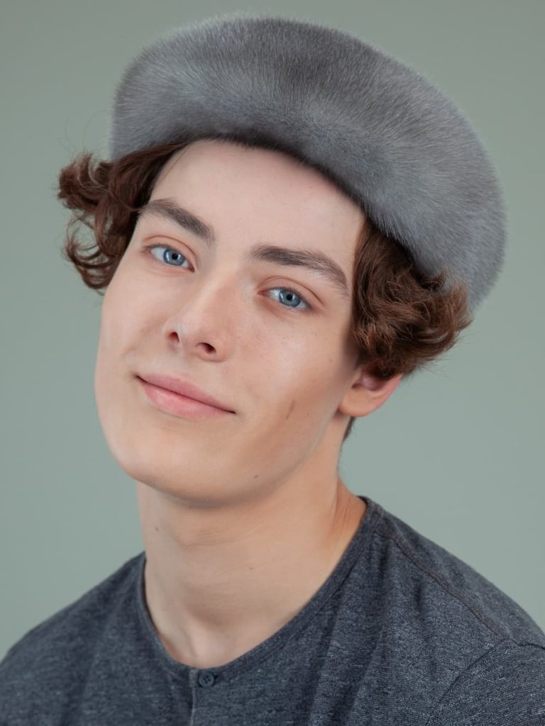 Beige Mink Full Fur Russian Ushanka Hat | Handmade by NordFur