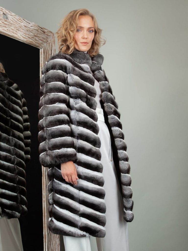 Chinchilla Fur Coats & Jackets for Women | Handmade by NordFur