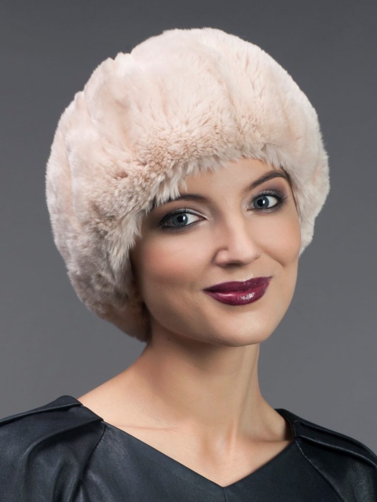 Natural Brown Mink Fur Headband | NordFur