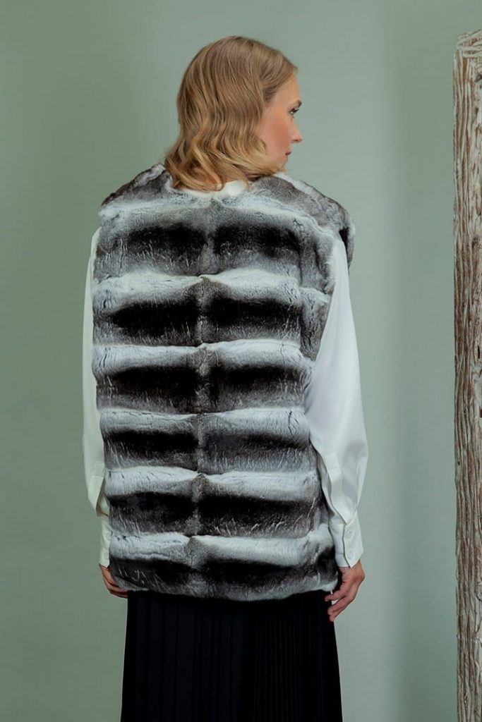 Chinchilla Fur Vest | Handmade by NordFur