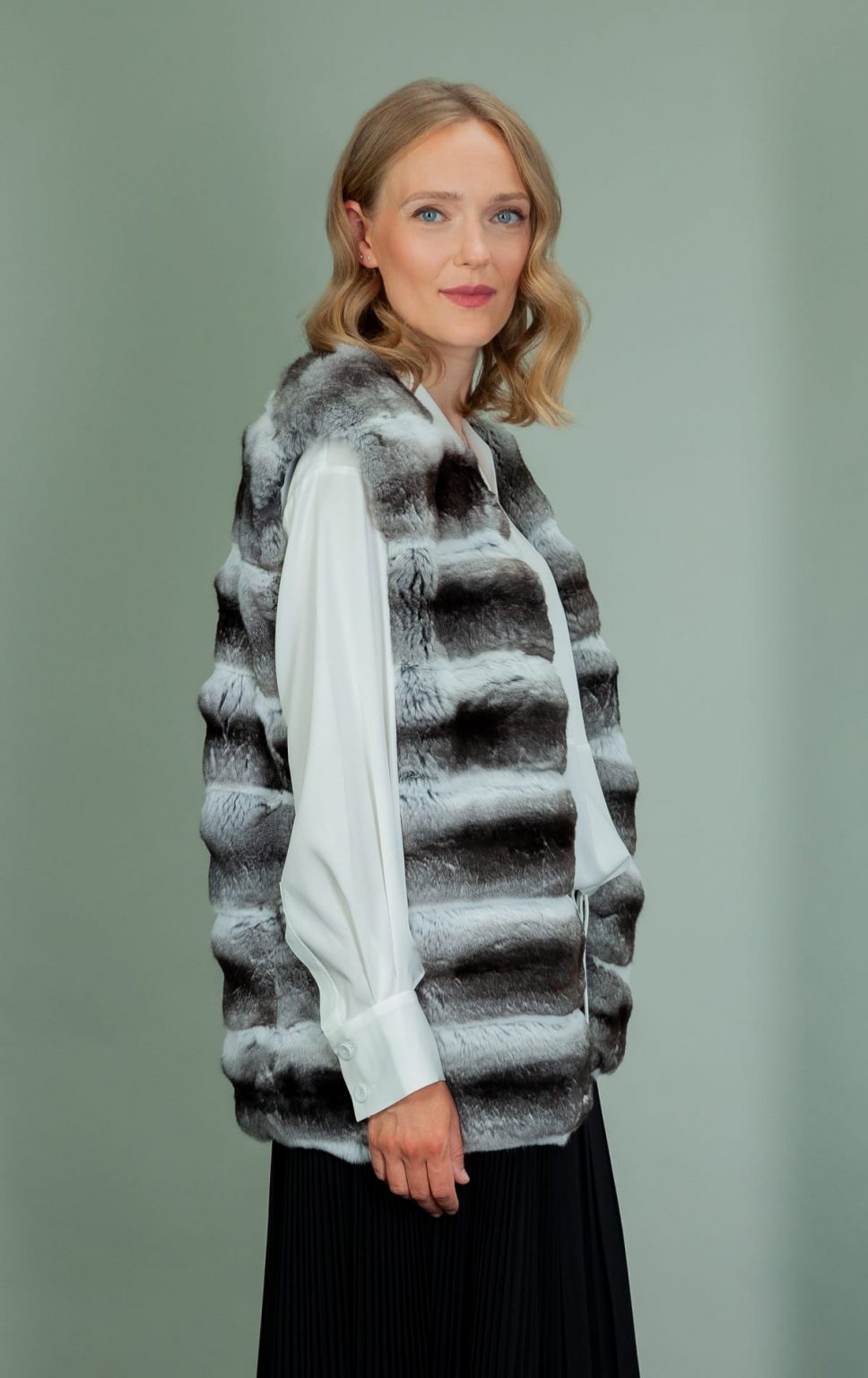 Chinchilla Fur Vest | Handmade by NordFur